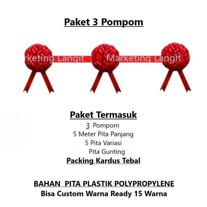 Promo Pita Grand Opening Peresmian Hiasan Gunting Pembukaan Siap Tempel ...