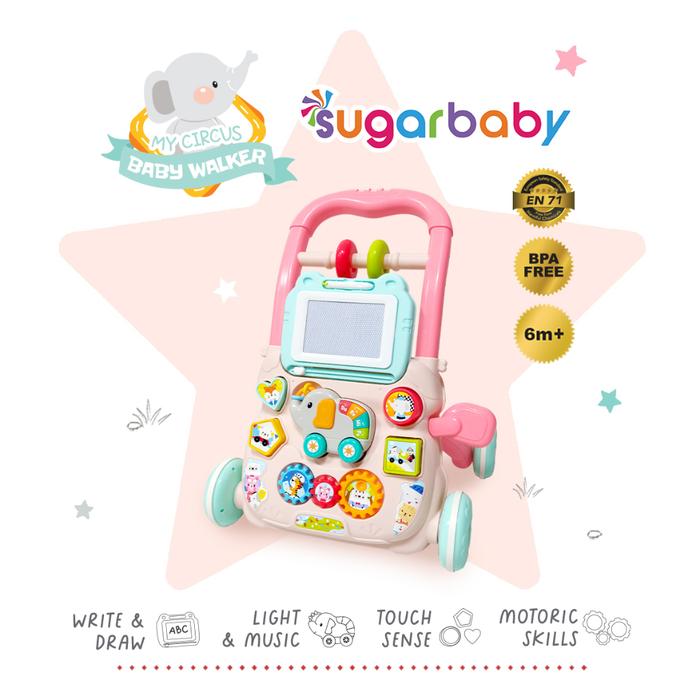 Jual Sugar Baby My Circus Baby Walker / Push Walker / Activity Walker ...