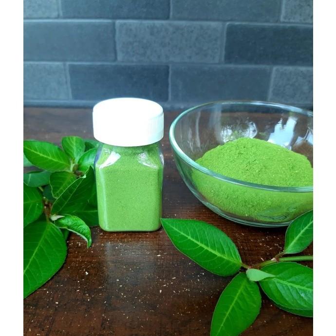 Jual DAUN KATE MAS BUBUK DAUN PATIKAN MAS DAUN SENA BUBUK 100 GRAM ...