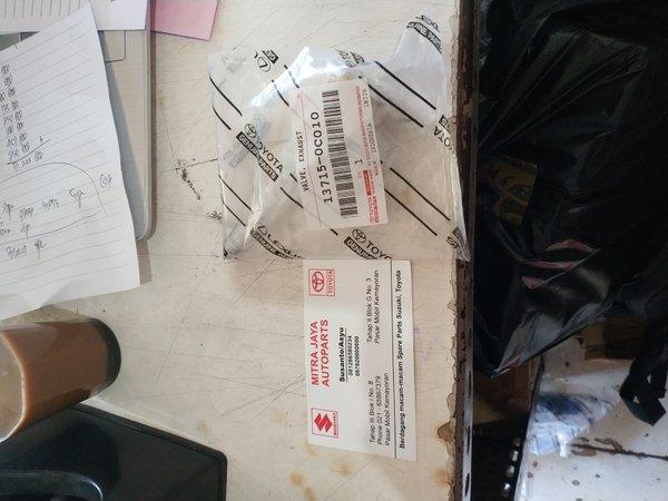Jual Klep api Ex Valve Ex Inova Innova Fortuner Hilux Bensin ORIGINAL ...