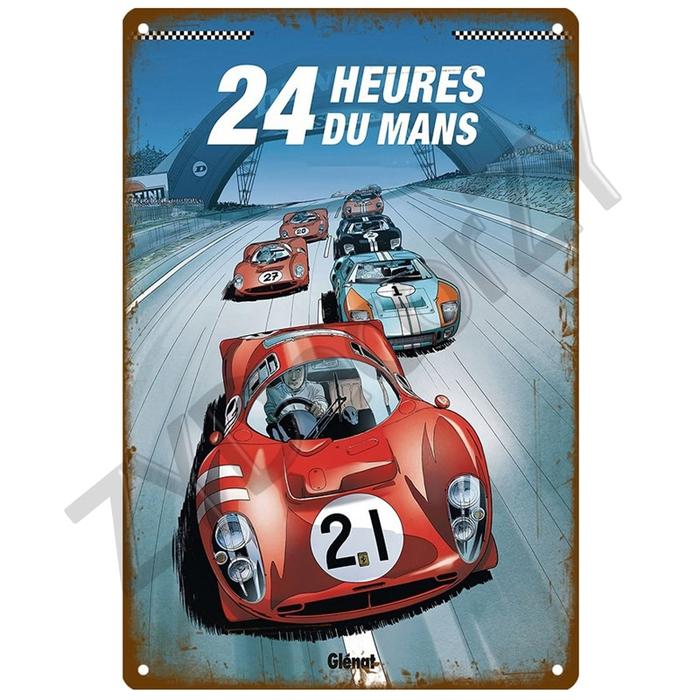 Jual 24 Lemans Plakat Rumah Tanda Logam Poster Logam Timah Tanda Pelat ...
