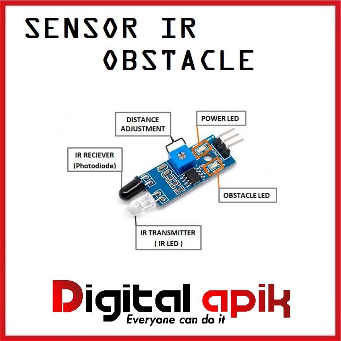 Jual Sensor IR Infrared Tembok Halangan Arduino Obstacle Avoidance ...