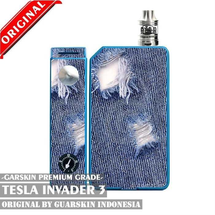 Jual Unik Original! Garskin Skin Mod Vape Tesla Invader 3 - Jeans Murah ...