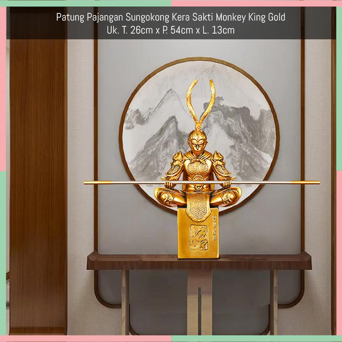 Jual Patung Pajangan Tongkat Sungokong Sunwukong Kera Sakti Monkey King ...