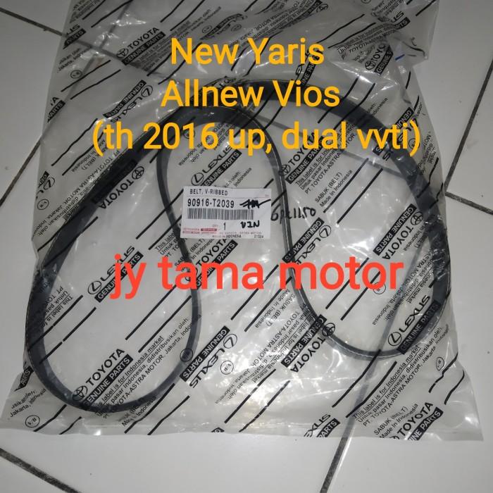 Jual fan belt yaris new vios 2016-2019 dual vvti original Diskon ...