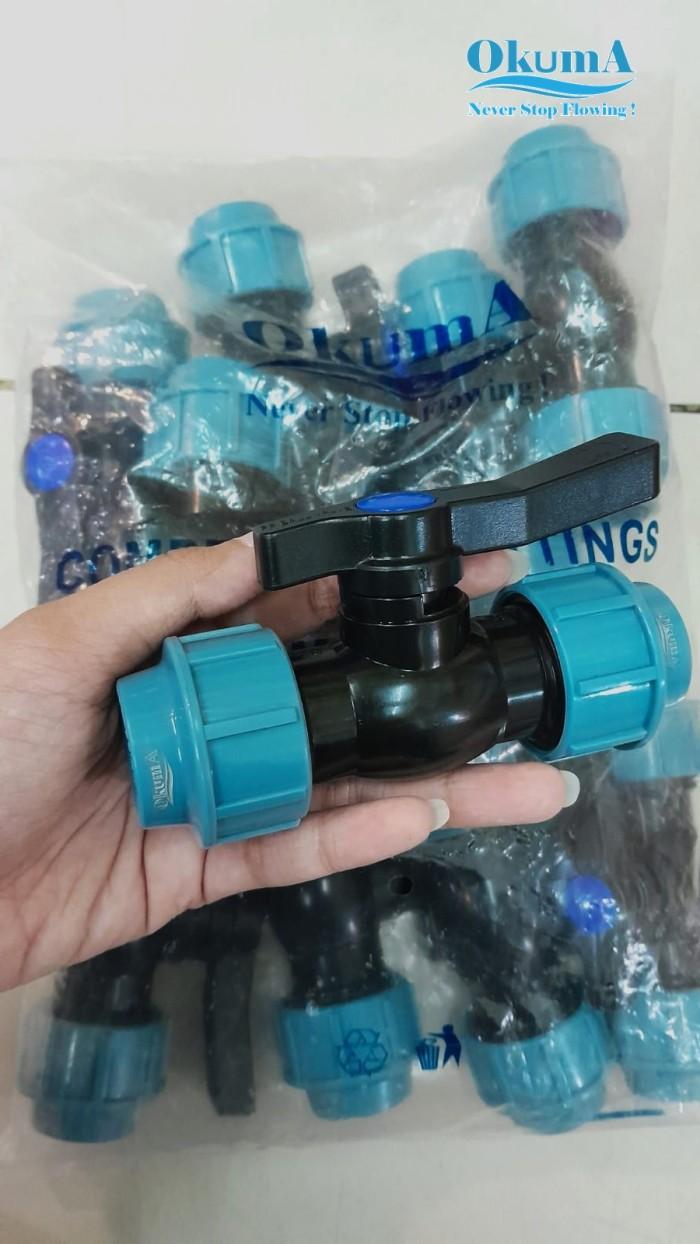Jual Ball Valve Full HDPE 90 x 90 Merk Okuma -kjm - Jakarta Barat - Terminal Onda | Tokopedia