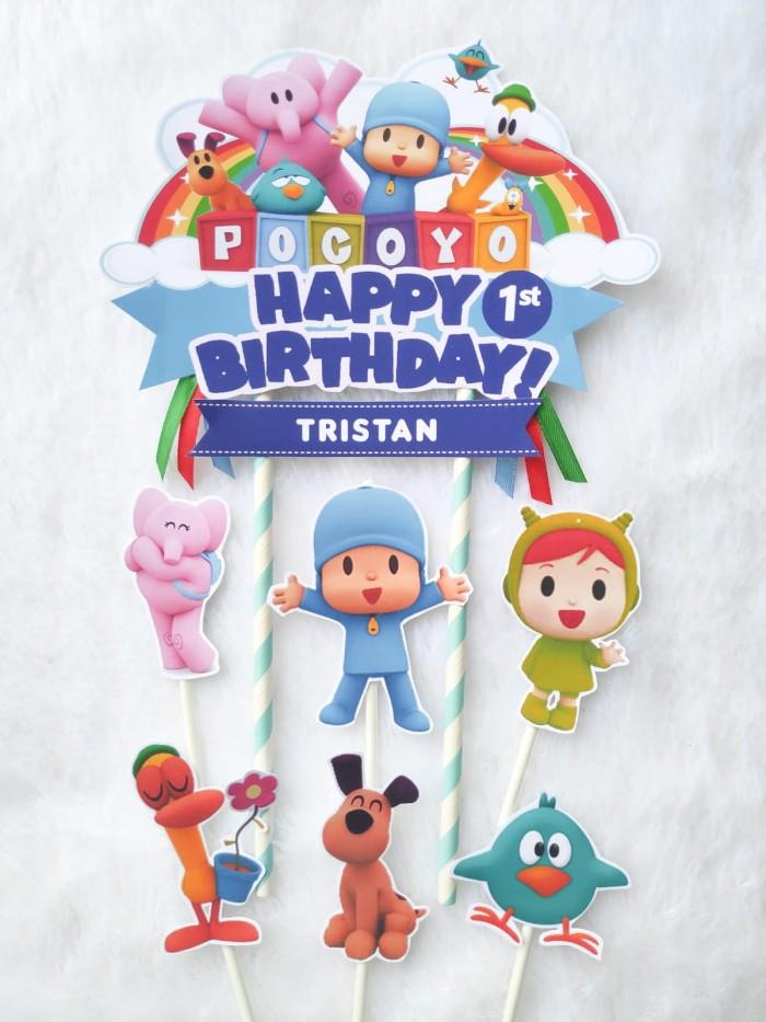 Jual Cake Topper Pocoyo Topper kue Pocoyo Hiasan kue Pocoyo Pocoyo ...