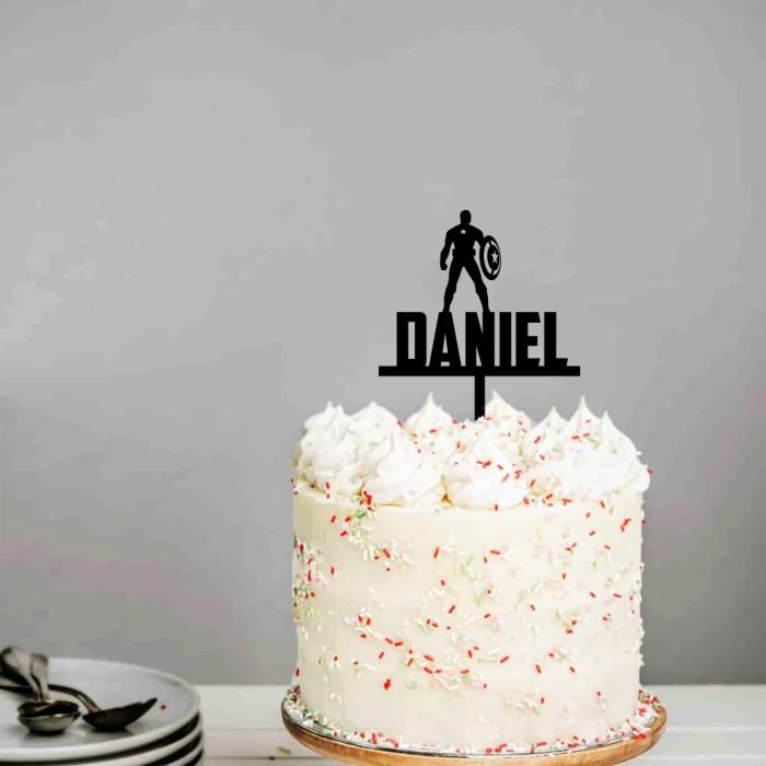 Jual Topper cake custom Birthday Topper - Hitam - Jakarta Barat - zena ...