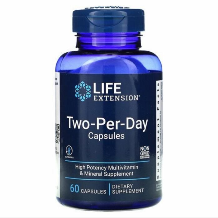 Jual life extension two per day capsules multivitamin mineral 60 kapsul ...