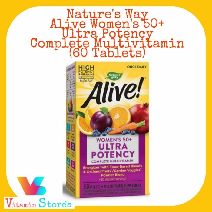 Jual Natures Way Alive Women's 50 Ultra Potency Complete Multivitamin ...