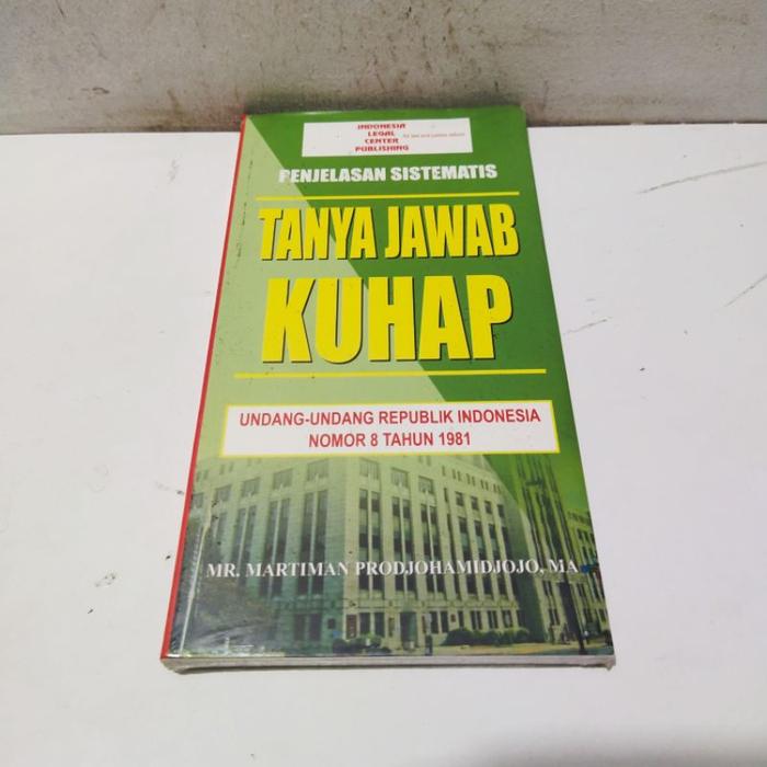 Jual Buku Obral Super Murah - Buku Penjelasan Sistematis Tanya Jawab Kuhap Di Seller Shin Store ...