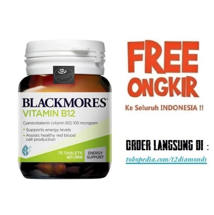 Jual Blackmores Black Mores Vitamin Vit B 12 B12 75 Tablets Limited - Jakarta Timur - bintang ...