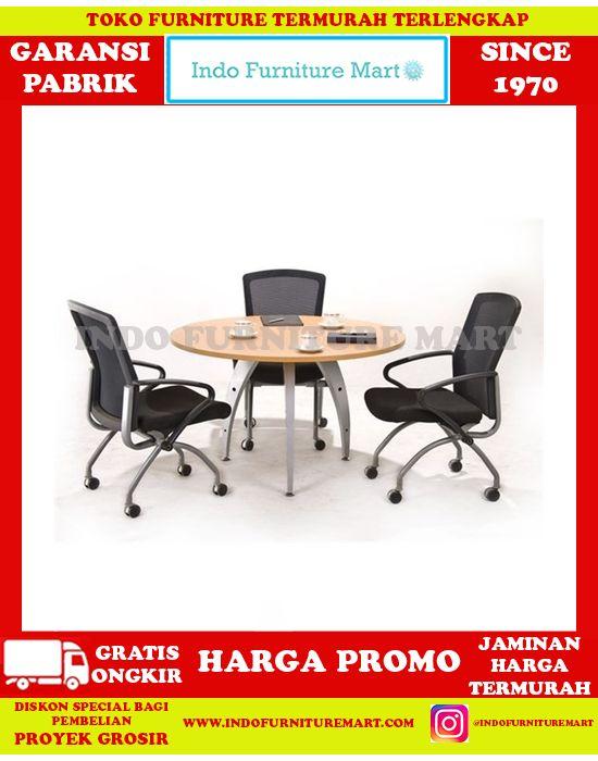 Jual Meja Rapat Ruang Meeting Table Kantor Conference Bulat Aditech Fm ...