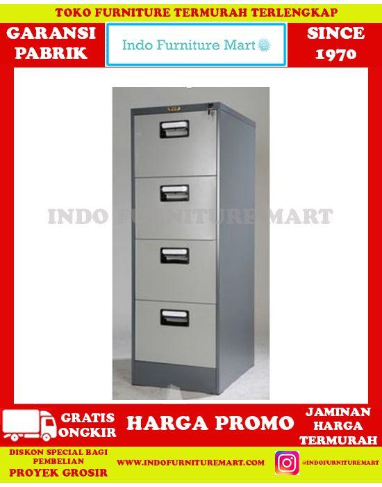 Jual FreOnkir Lemari Arsip Filing Cabinet Kantor Besi Datascrip Top 4 ...