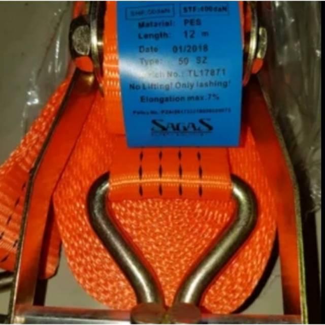 Jual Tali pengikat Ratchet Cargo Lashing 50 mm x 12 Meter Track Belt ...