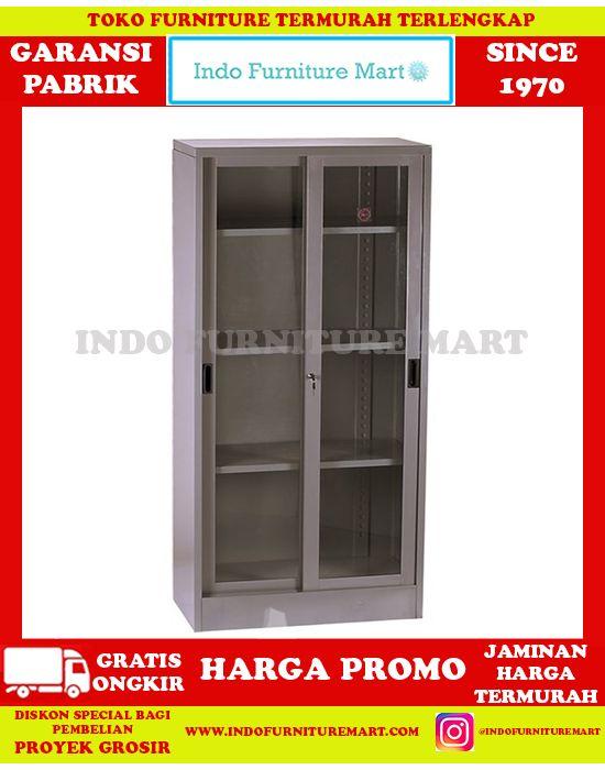 Jual Lemari Arsip Filing Cabinet Kantor Besi Yamanaka Sliding Kaca Y ...