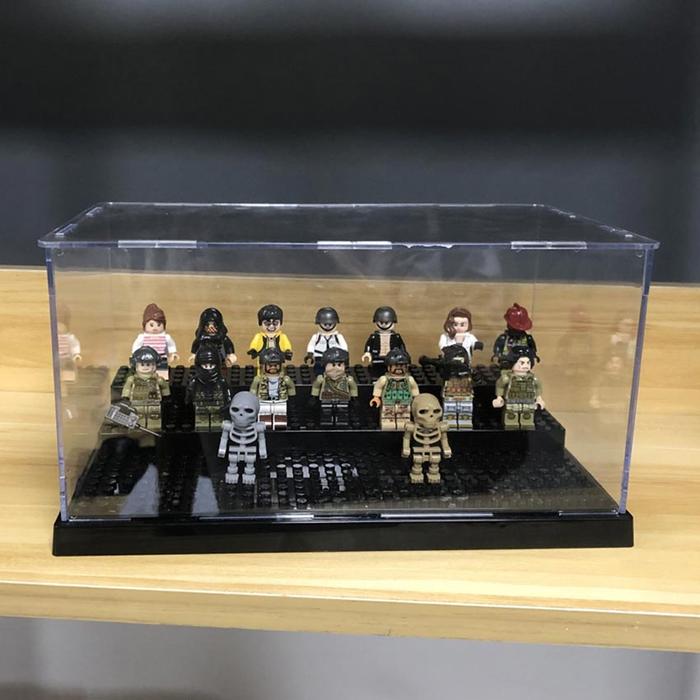Jual Lego Base Plate Mini Display Box / Lego Minifigure Display Acrylic ...