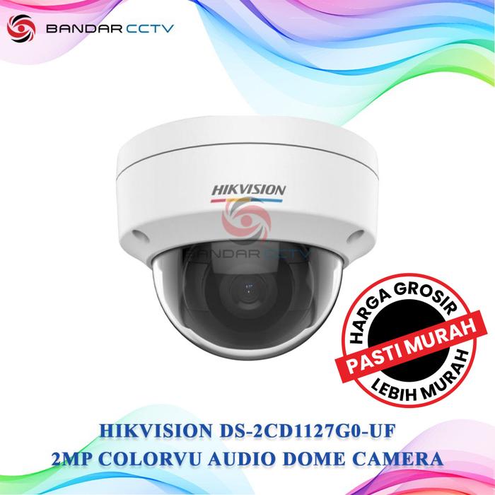 Jual VL455 Hikvision DS 2CD1127G0 UF 2MP Colorvu Audio Dome Camera - Kab. Bogor - techno ol ...