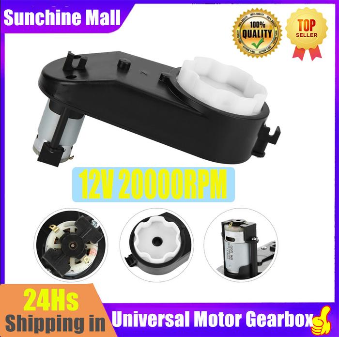 Jual Rs390 Motor Listrik 12V12000-20000Rpm Gearbox Dengan Dc Motor ...