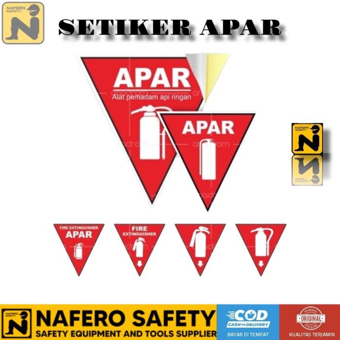 Jual Stiker K3 Alat Pemadam Api Ringan APAR fire extinguisher 15 x 15cm ...