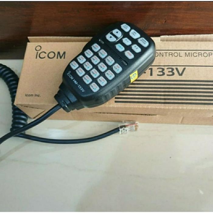 Jual EXTRA MIK HM-133V ORIGINAL ICOM HM 133 PTT MIK RIG ICOM IC-2300H ...