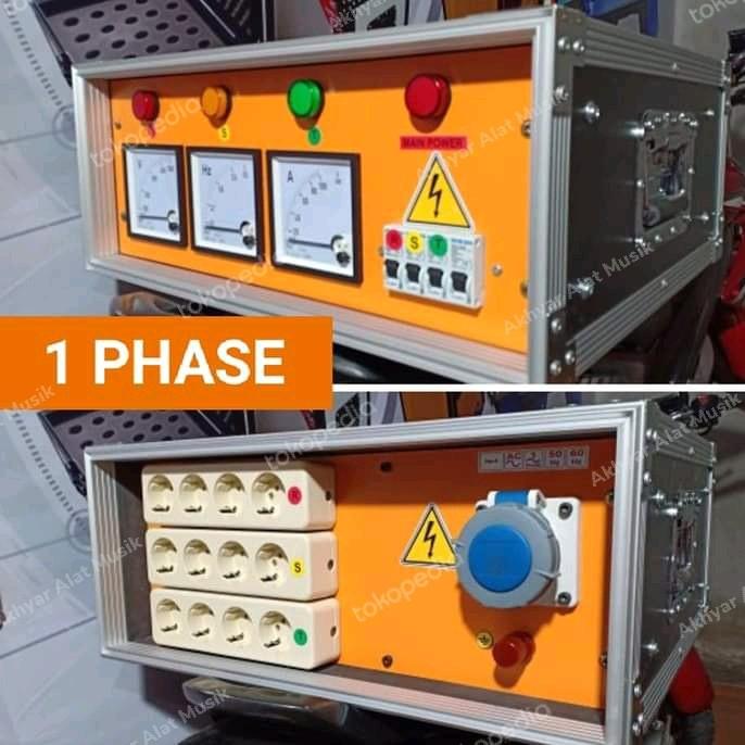 Jual Panel Genset 1 Phase Panel Listrik Panel Sound system Hardcase ...