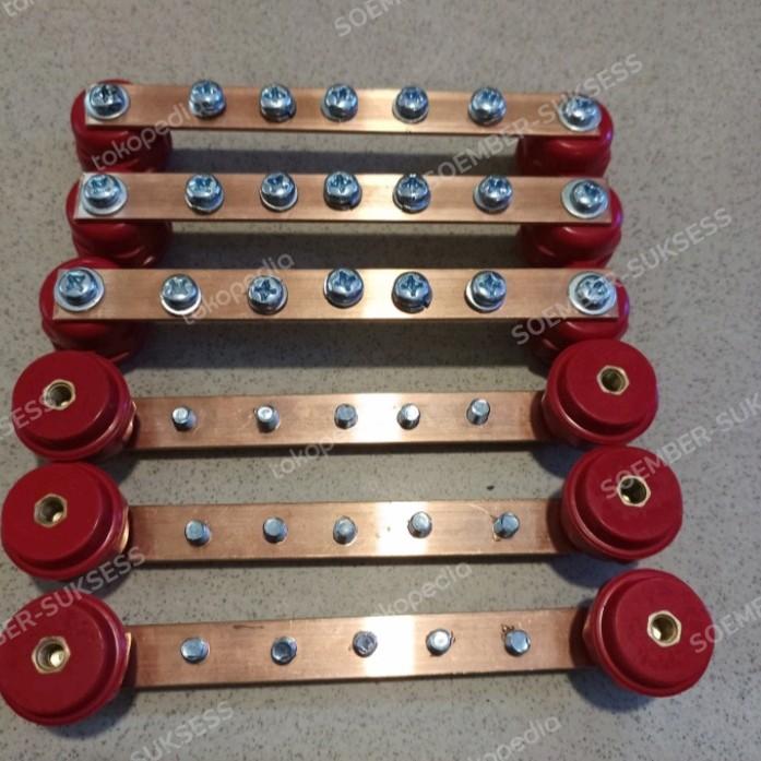 Jual busbar grounding busbar tembaga 2mm x 15mm x 150mm tinggal pasang ...