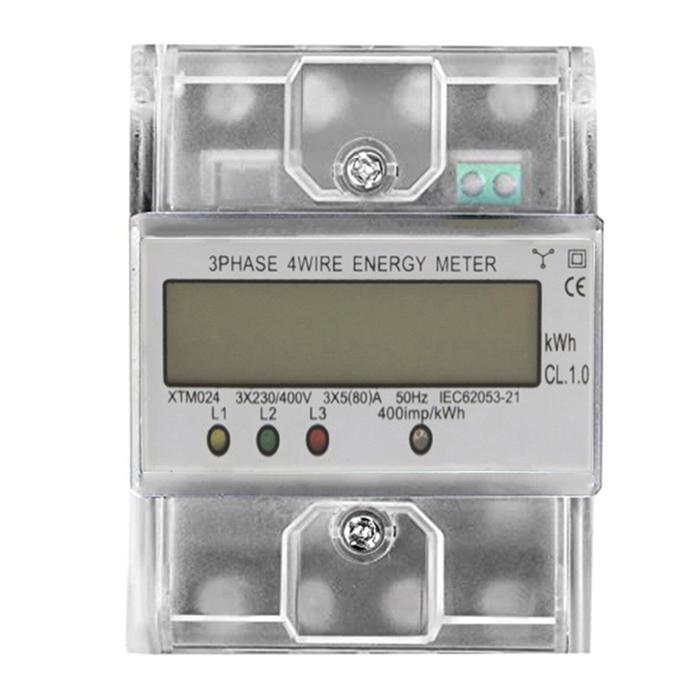 Jual . Meteran Listrik Lcd Digital 3-Phase 4-Wire 3X230/400V 5(80)A Energy - Kab. Bekasi ...