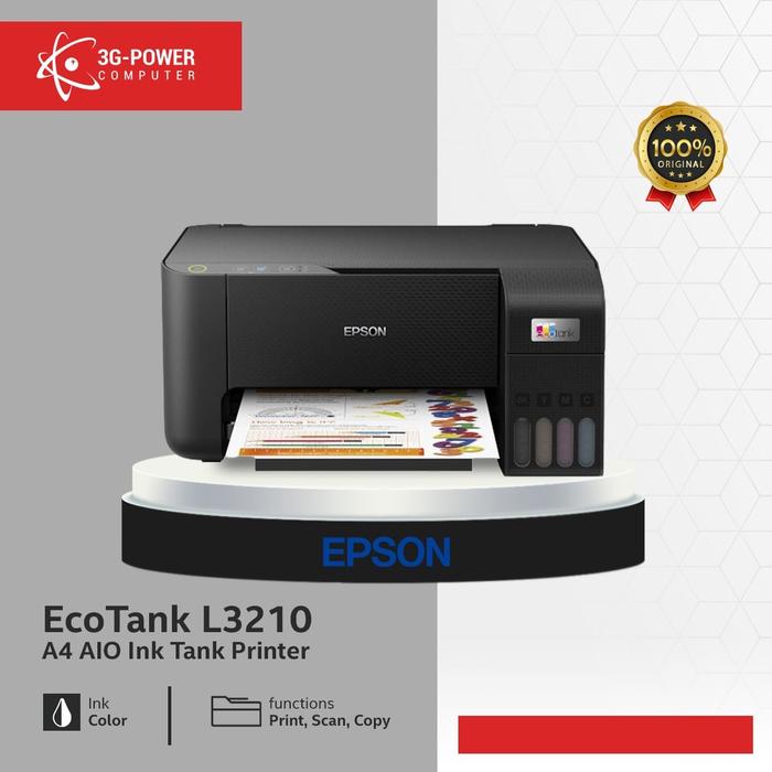 Jual Epson L3210 EcoTank Print Scan Copy Wireless Suport Inkject ...