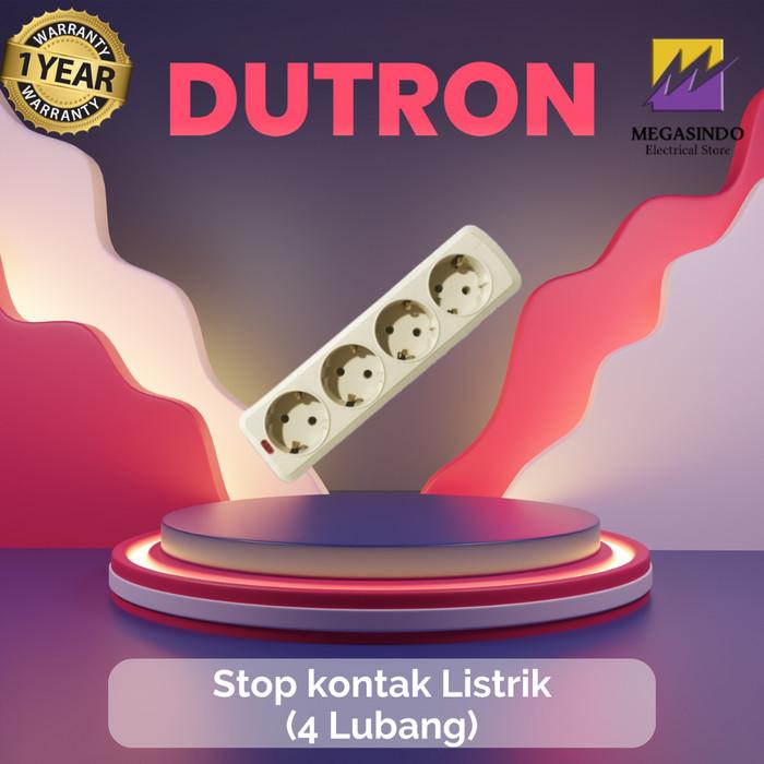 Jual DUTRON Stop Kontak Arde 4 Lubang Terminal Arde Colok - Megasindo ...