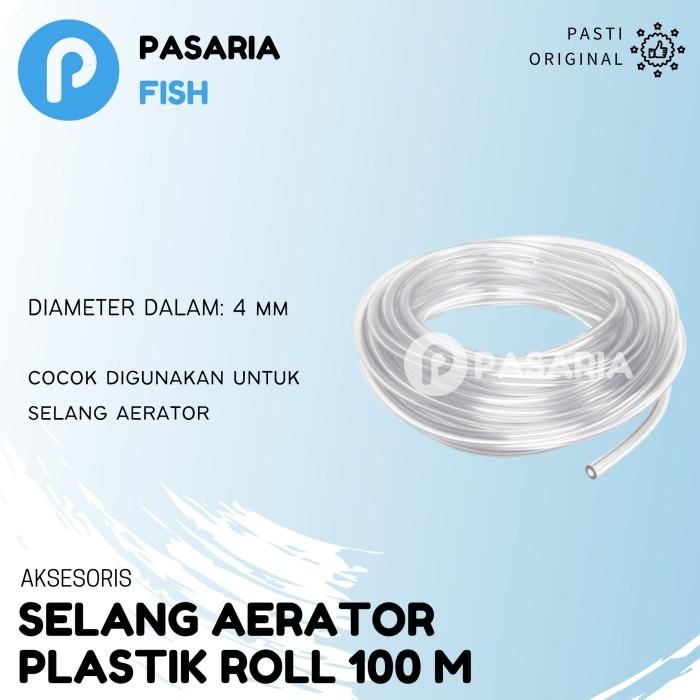 Jual SELANG PLASTIK ROLL 100M Aerator/Airator/Gelembung Udara100 meter ...