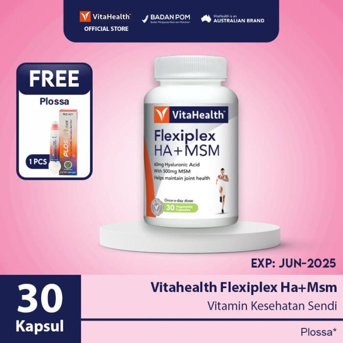 Jual Flexiplex HA VitaHealth dengan MSM 60's - Meredakan Nyeri Sendi ...