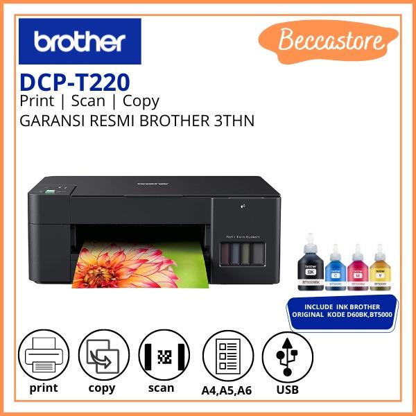 Jual Printer Brother T220 NEW DCP T220 Ink Tank Printer Print-Scan-Copy ...