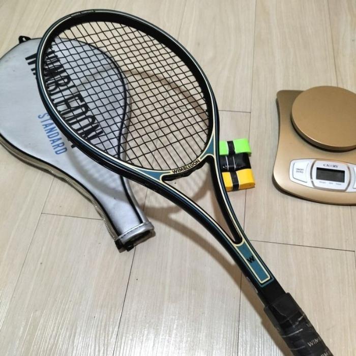 Jual RAKET TENIS ORIGINAL WIMBLEDON STANDARD BEKAS SIAP PAKAI Limited ...