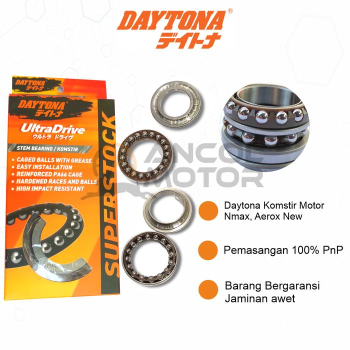 Jual Daytona Komstir Aerox Nmax Lexi Xeon Bearing Laher Racing 4913 ...