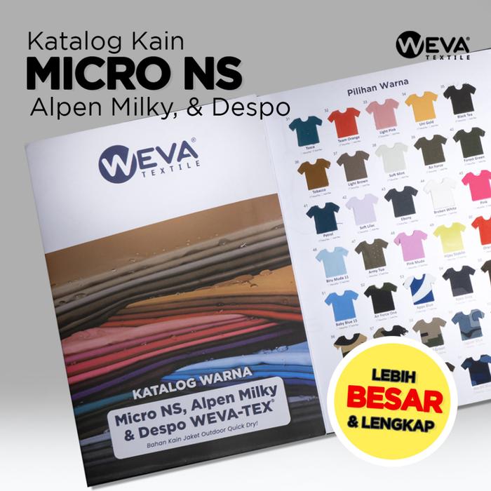 Jual Buku Katalog Kain Parasut Micro NS Despo & Alpen Warna Jenis ...