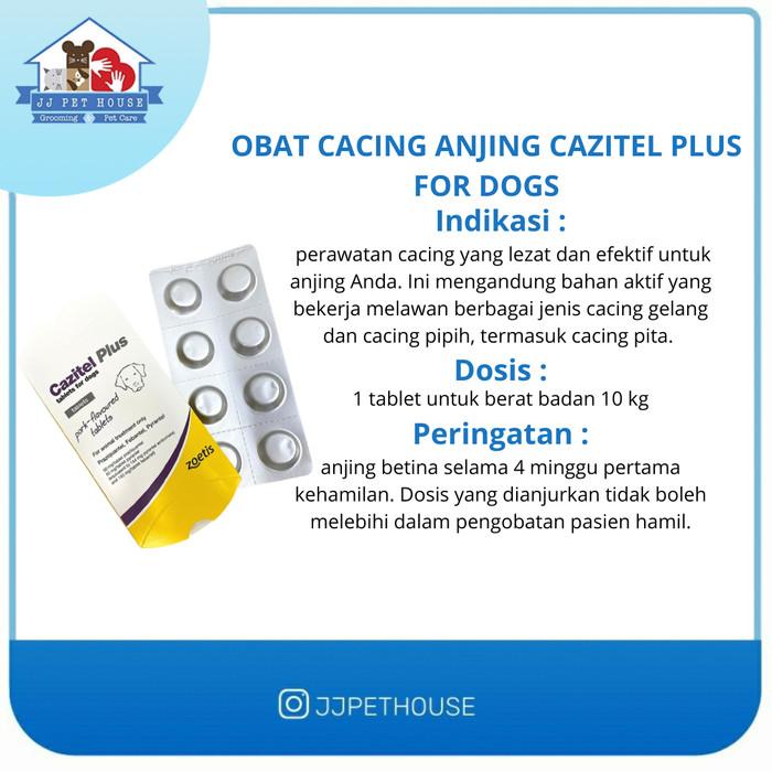 Jual OBAT CACING ANJING CAZITEL PLUS FOR DOGS - Kota Denpasar - JJ PET ...