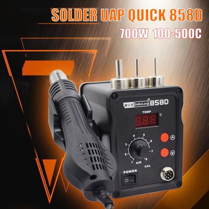 Jual Solder uap 858d blower quick 858d blower uap smd hot air blower ...