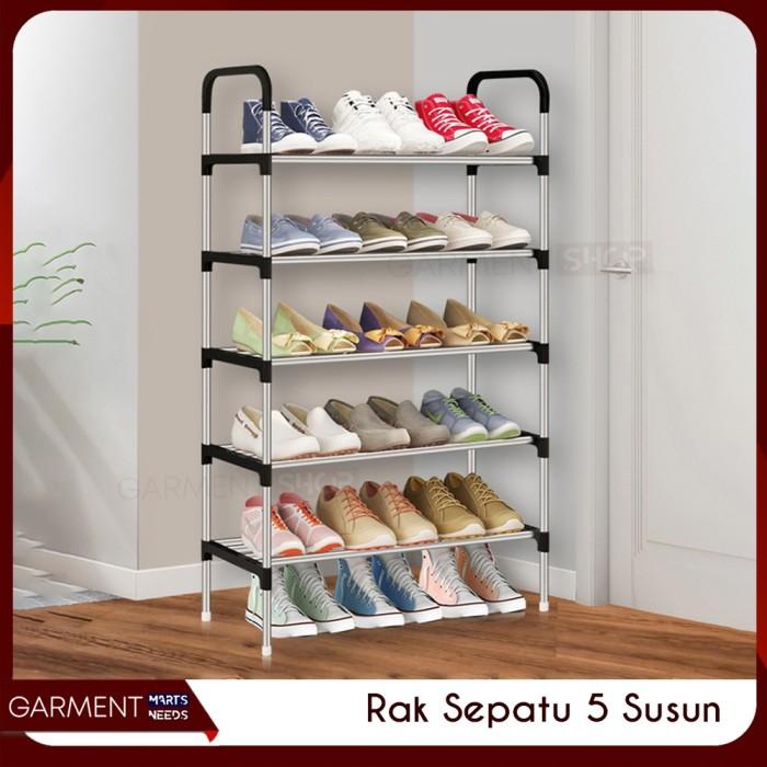 Rak Sepatu 4 Tingkat Dari Besi