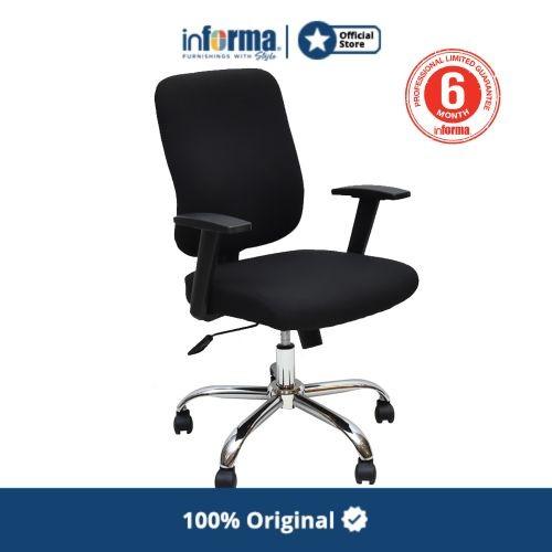 Jual INFORMA ZACH KURSI KANTOR SANDARAN RENDAH - HITAM - Kota Tangerang ...