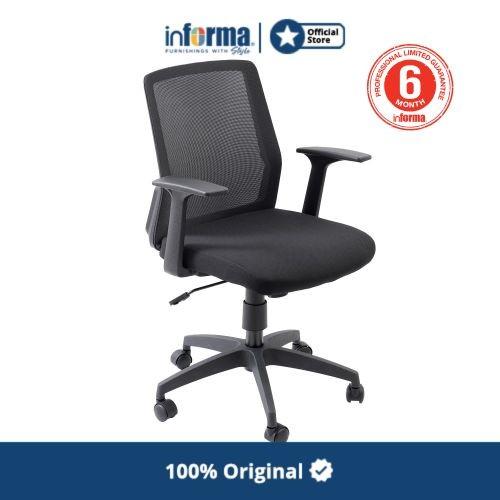 Jual INFORMA LEO KURSI KANTOR SANDARAN RENDAH - HITAM - Kota Tangerang ...