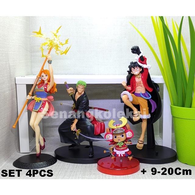 Jual Figure One Piece WT100 Anniversary Daikaizoku Set 4 luffy Zoro ...