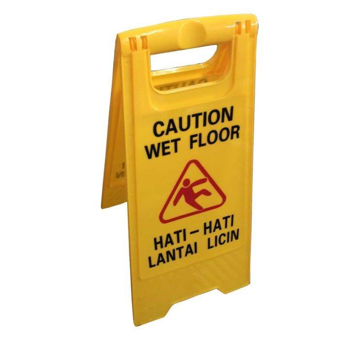 Jual Warning Sign Floor Wet Floor Papan Peringatan -Lantai Basah - Kota ...
