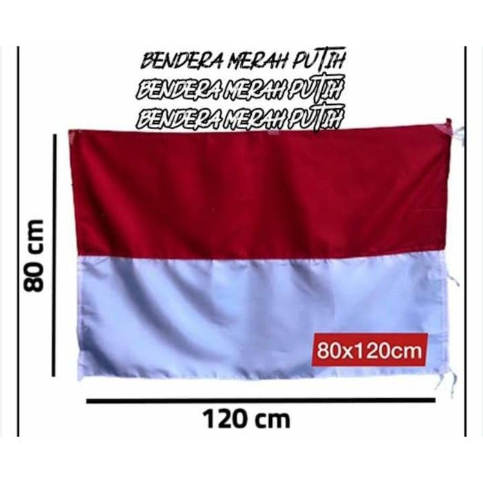 Jual Bendera Merah Putih Bahan Kain Satin ukuran 120x80 READY - Jakarta ...
