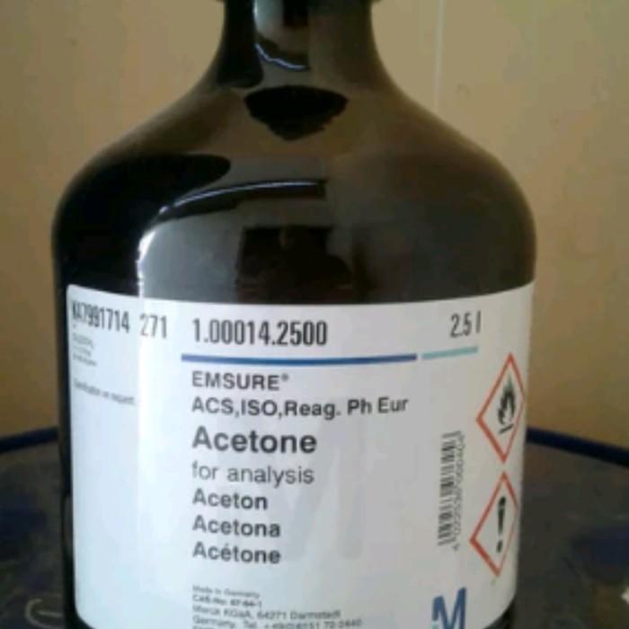 Jual Acetone Pro analisis MERCK original 2.5 liter g2527 - Kota ...