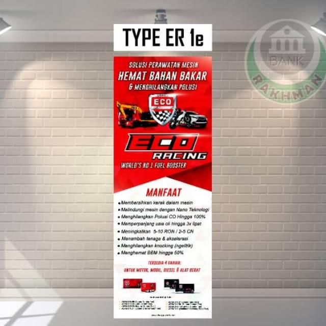 Jual SPANDUK BANNER - ECO RACING INDONESIA Ukuran 160cm x 60cm - Kota ...