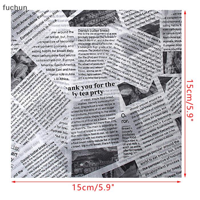 Jual 30 Lembar Kertas Bungkus Burger Goreng Roti Sandwich Kertas Lapis ...