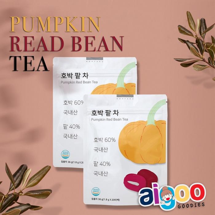Jual PUMPKIN RED BEAN DIET TEA-TEH LABU DIET KOREA- isi 20 teabags 100 ...