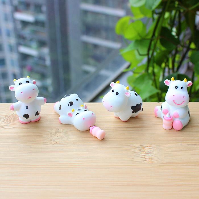 Jual Patung Miniatur Kerajinan Sapi Resin, Anak-Anak Kantor Lanskap ...