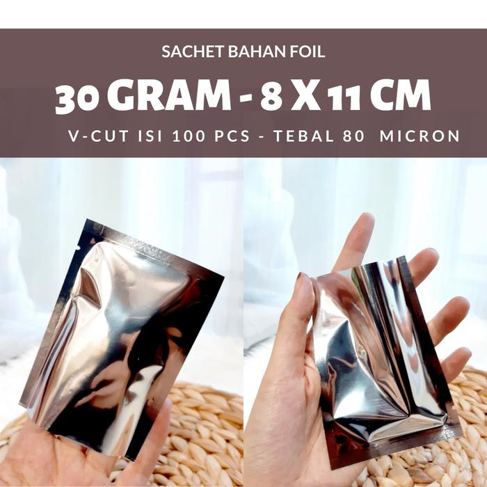 Jual aluminium foil tray Plastik Kemasan Alumunium kemasan bubuk 500 ...